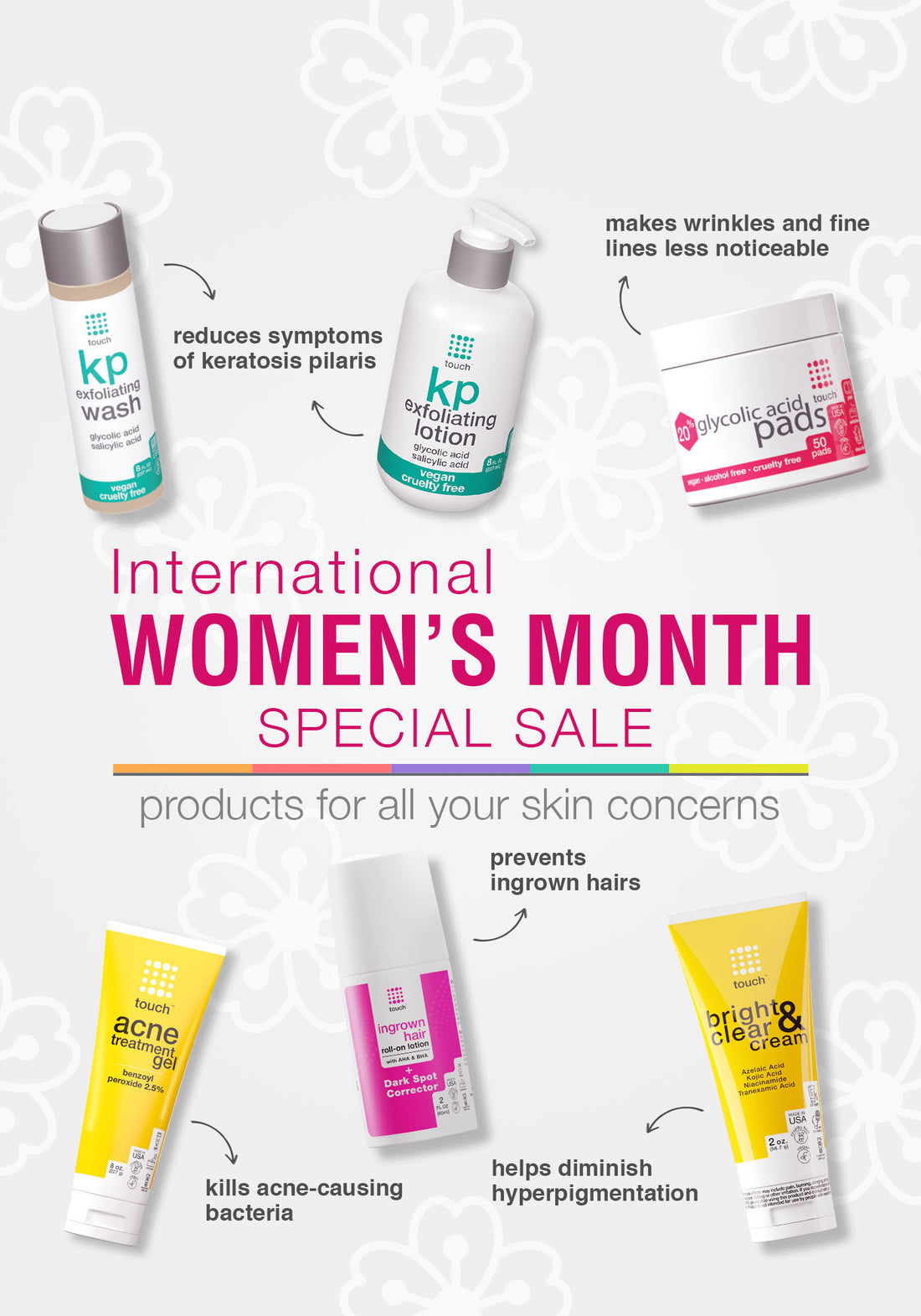 Touch Skin Care Official Site - Clean, Cruelty free, Vegan Products