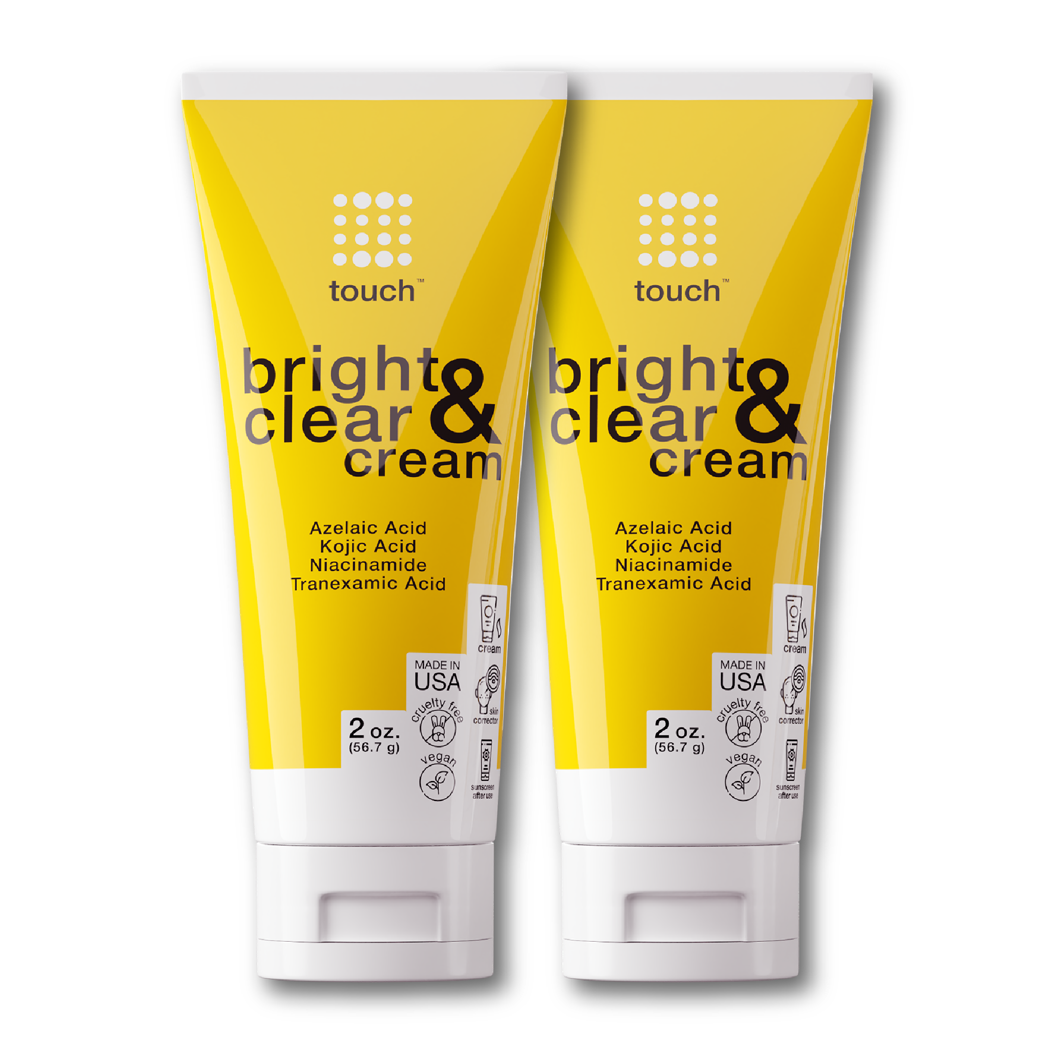 Bright & Clear Cream - Two Pack – Touch Skin Care
