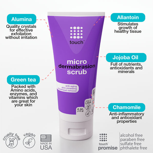 Buy Microdermabrasion Scrub Online - Touch Skin Care