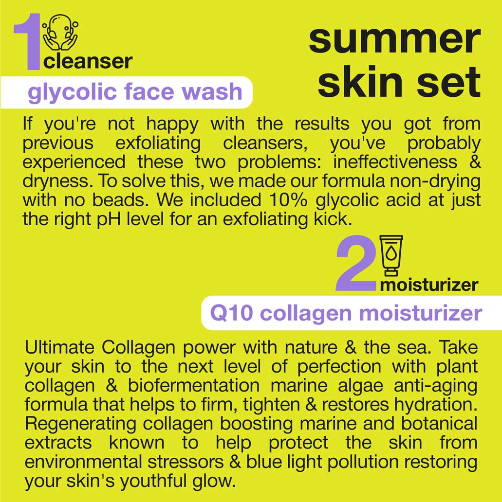 Summer Bundle - Face Wash, Moisturizer, Sunscreen – Touch Skin Care